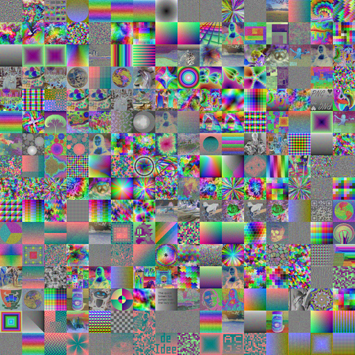 256 Inverted on allRGB