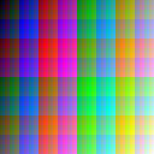 Axial Recursive 3-Bit on allRGB