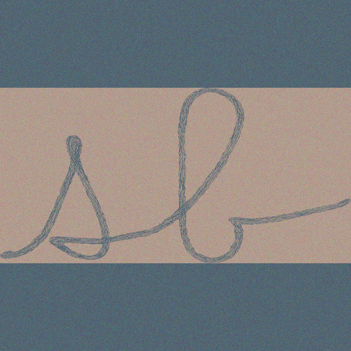 Custom art pencil signature - V2 on allRGB