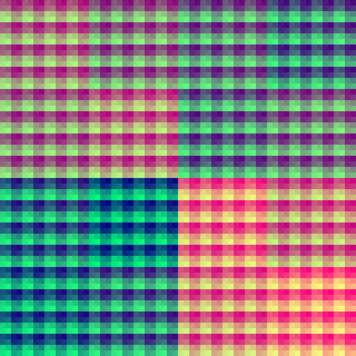 Dozen Patterns 1 on allRGB