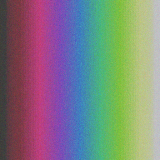 Gradient 8 colors on allRGB