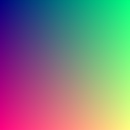 Interline Dithered Gradient on allRGB