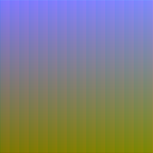 The True Colours (Blue Spread) on allRGB